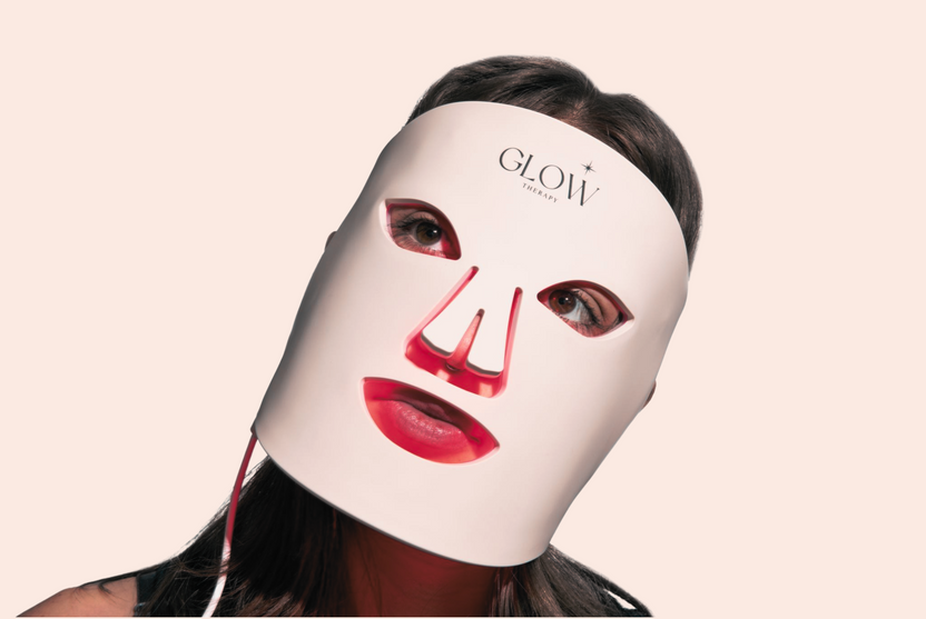 GlowMax Pro LED Light Therapy Face Mask | Professional 8-Light ...