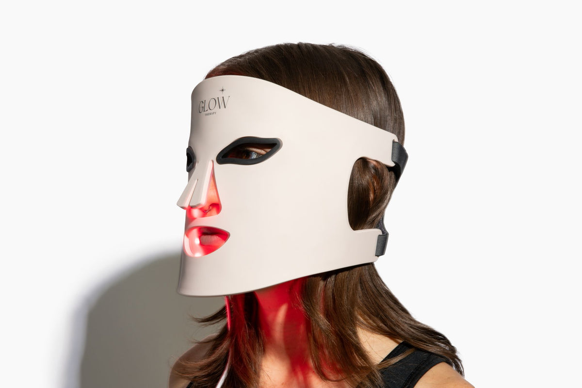 GlowMax Pro LED Light Therapy Face Mask | Professional 8-Light ...
